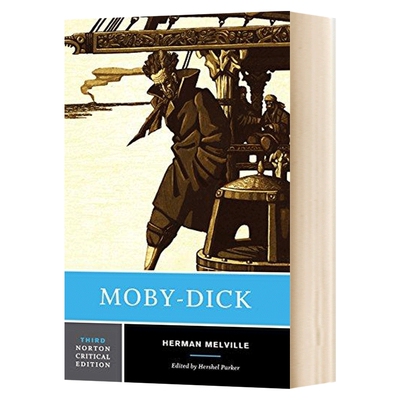 大白鲸 诺顿文学解读系列 英文原版 Moby-Dick 英文版 进口英语书籍