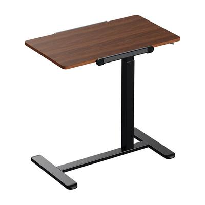 移动桌气动升降桌双面翻转电脑桌