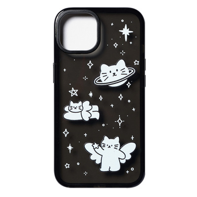 猫咪宇宙星球适用苹果TPU软壳