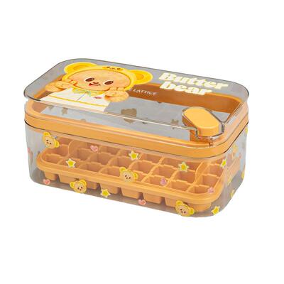 摩登&黄油小熊联名按压冰格模具
