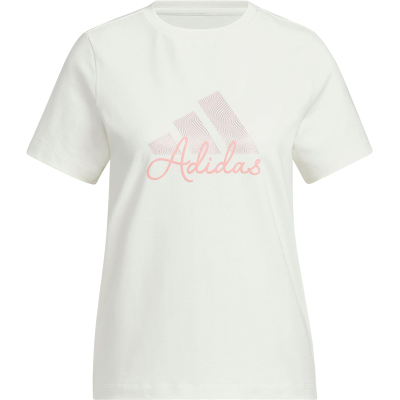 Adidas/阿迪达斯正品2025夏季款女士针织休闲透气短袖KF2677