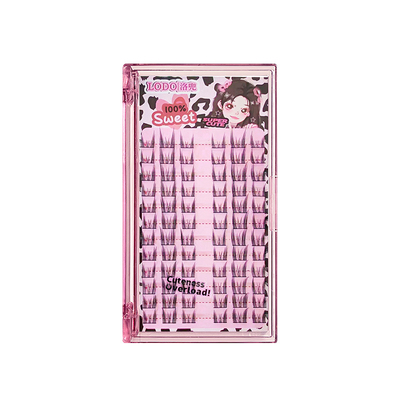 LODO洛兜双尖塔尖麦穗假睫毛自然