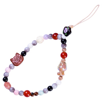 新款陶瓷手机挂件女精致高级感