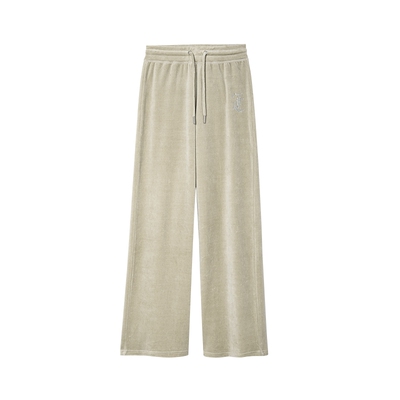 JuicyCouture橘滋丝绒烫钻裤子