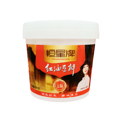 正宗郫县恒星牌红油豆瓣12斤免剁