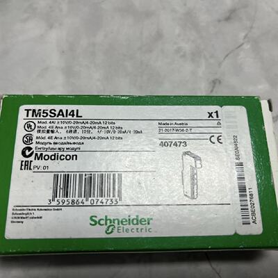 议价Electric/施耐德TM5SAI4L模拟输入模块12位精度