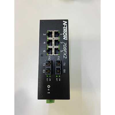 议价恩创NTRON工业交换机708FX2SC装机未使用需维修