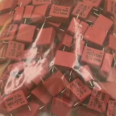 Wima Metalized Polyester Film Capacitor MKS4 1.0uF 250V 10%