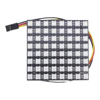 基于Arduino可编程64位RGB灯板WS2812B全彩8*8幻彩点阵屏5V LED灯