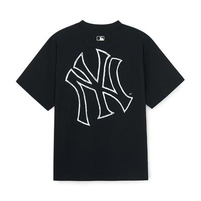 MLB官方男女情侣休闲印花短袖