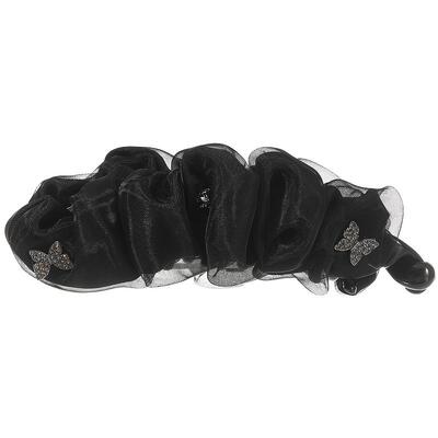 兰诺网纱蝴蝶香蕉夹女