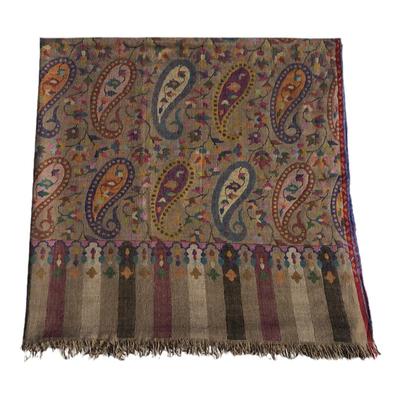 克什米尔手工羊绒披肩