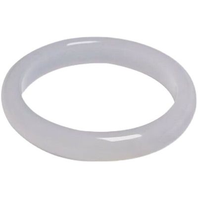 白月光女玉髓冰透手镯