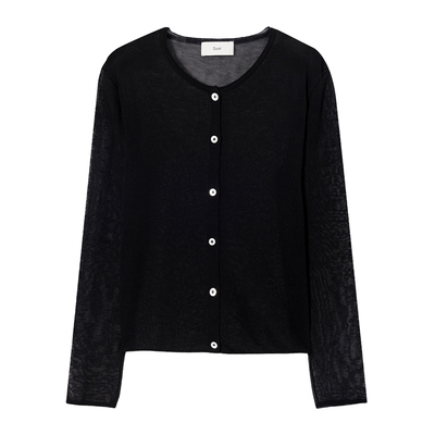 Dunst2026夏季新品女士基本款轻盈百搭时髦圆领开衫上衣UDSW6B222