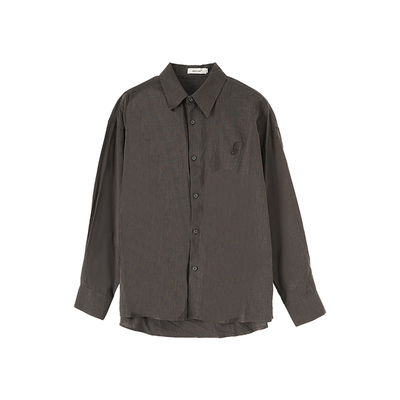 ACB爱穿帮翻领长袖青春衬衫