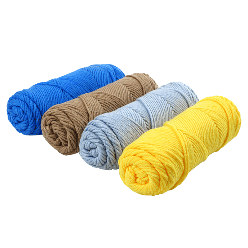 棕色织围巾手工编织diy