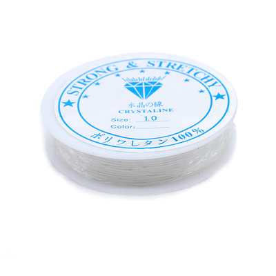 透明水晶弹力线小卷diy