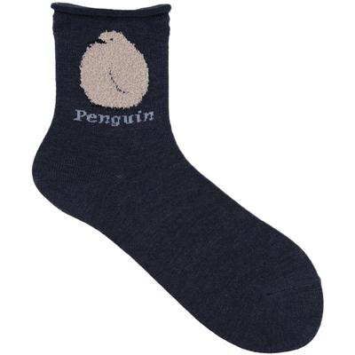 Tabio企鹅/猫头鹰图案袜子女舒适