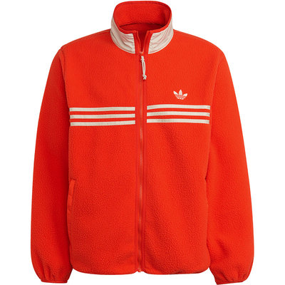 Adidas/阿迪达斯官方正品三叶草男子摇粒绒加绒茄克外套 HF9215