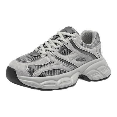 达芙妮灰色老爹鞋女阔腿裤的鞋子