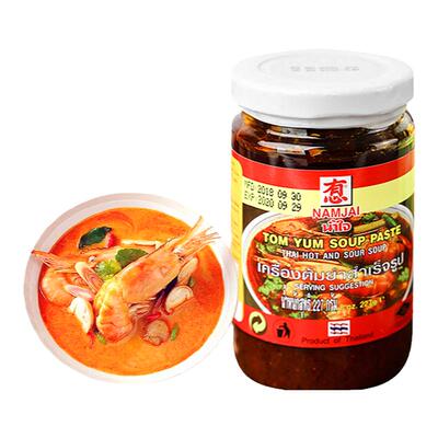 泰国进口有心牌虾酱酸辣有心虾酱227克炒饭做菜 煮冬阴功汤调料