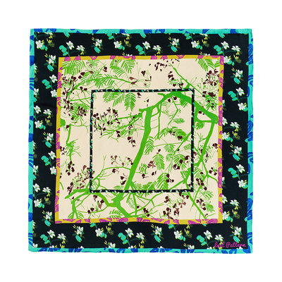 双成记复古真丝大方巾