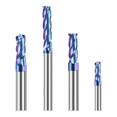 钨钢涂层立铣刀HRC65度硬质合金