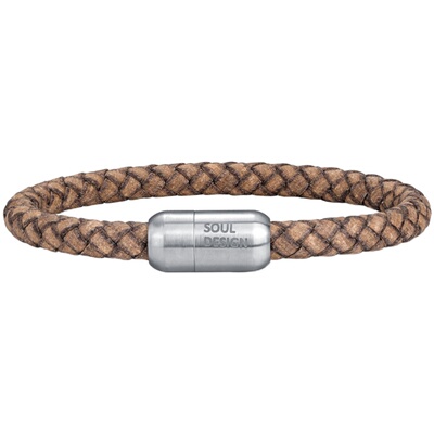souldesign纯牛皮设计皮质男手绳