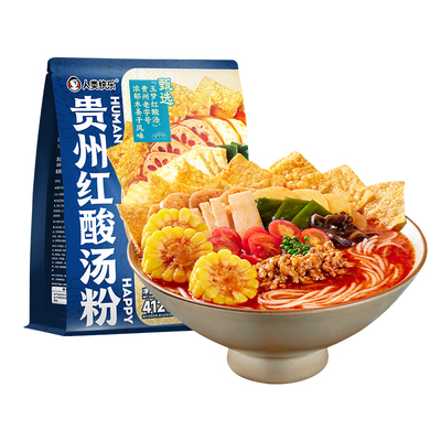 人类快乐贵州红酸汤米粉速食