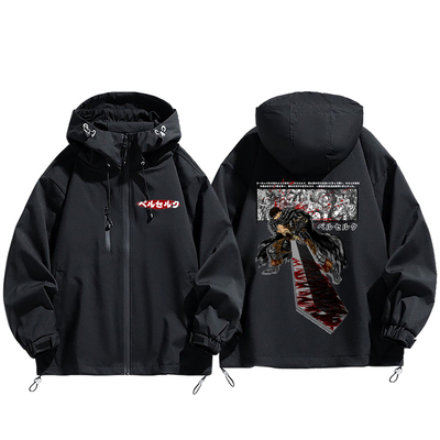 剑风传奇烙印战士周边外套冲锋衣