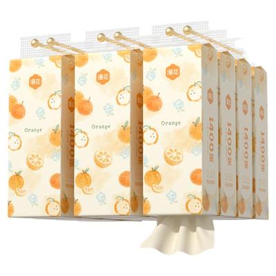 1400张10提悬挂式抽纸家用餐巾纸