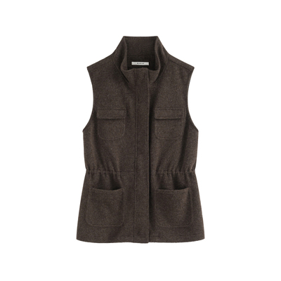 KOKIA多口袋设计立领马甲