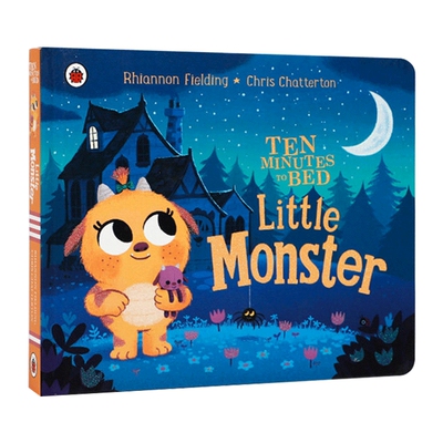 英文原版 Ten Minutes to Bed Little Monster 睡觉十分钟 小怪物 纸板书 儿童英语启蒙睡前故事图画书 英文版 进口英语书籍