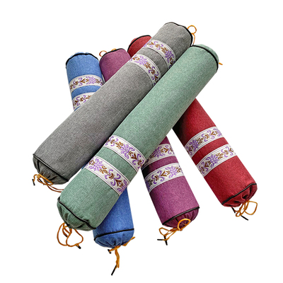 颈椎枕糖果枕荞麦壳枕头圆柱枕