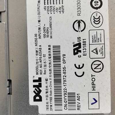 议价DELLT3400T410服务器电源N525维修