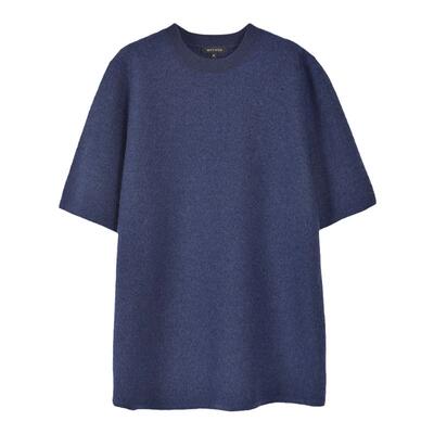 WITTYFOX短袖毛衣强缩羊毛