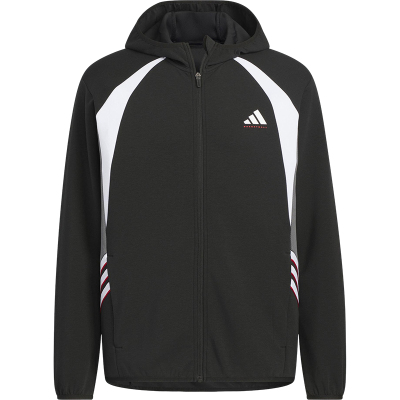 Adidas/阿迪达斯正品2025秋季款男士运动篮球拼接连帽外套KC0330