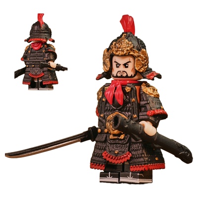 骑武士兵名将岳飞岳家军积木人仔