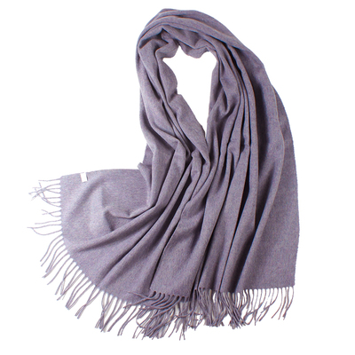 高级感纯羊毛围巾女冬季保暖围脖