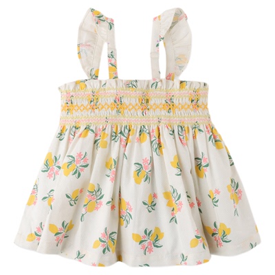 3件38折 菲律宾gingersnaps SS25春夏女宝吊带短袖裤子