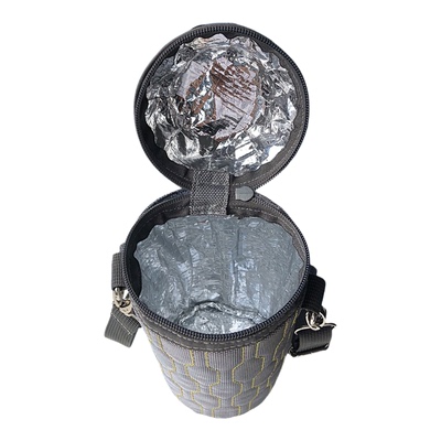 户外水杯保温套便携斜跨