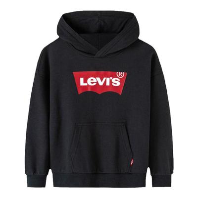 李维斯儿童装2025春秋季新款男童女童连帽卫衣中大童休闲上衣秋装