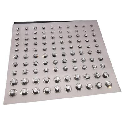 网红演出眼部脸部贴钻眉心孟美岐