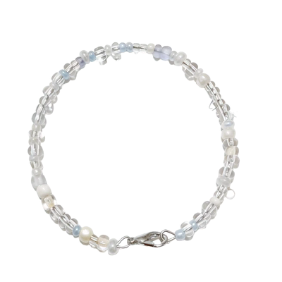 小众摆摊手链米珠原创