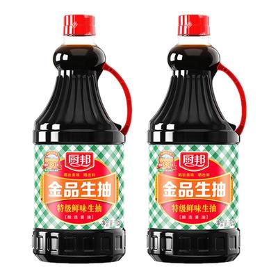 厨邦金品生抽酱油1.25L
