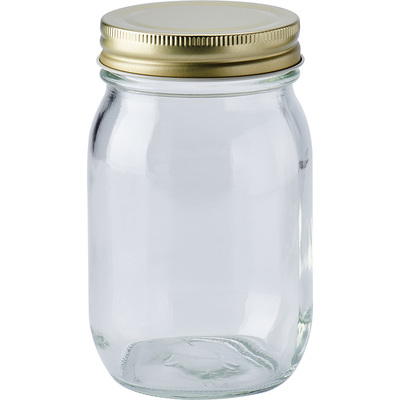 金属盖保存厨房玻璃瓶
