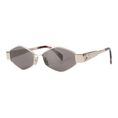 【自营】CELINE/瑟琳女款老墨镜老钱枫太阳镜金属眼镜CL40254U