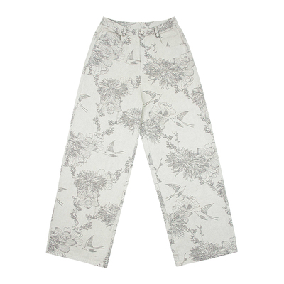 oinimi白练灰拉垮长裤