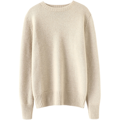 启超高端100%纯山羊绒衫