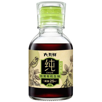 六月鲜纯松茸有机生抽100mL